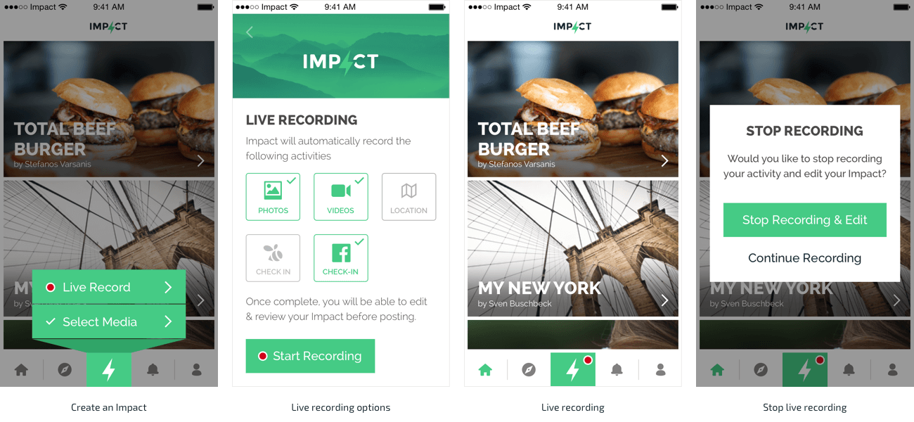 Impact Mobile Application by Lovely Productions